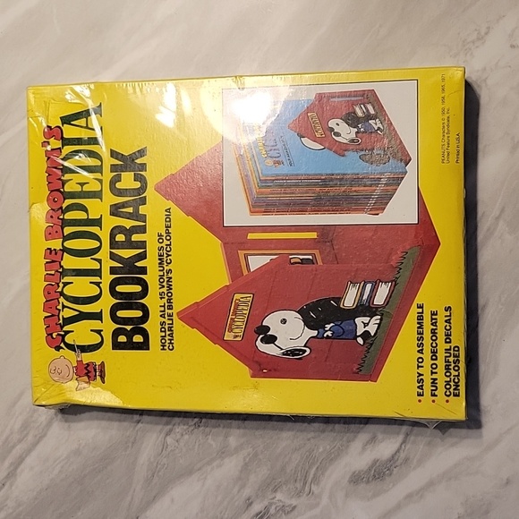 Peanuts | Other | Vintage Charlie Browns Cyclopedia Bookrack | Poshmark